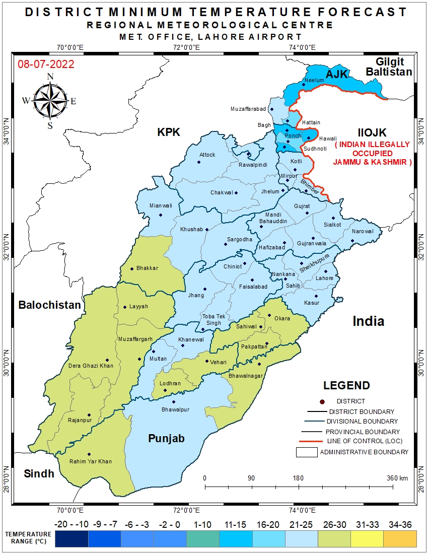 RMC-PUNJAB | Forecast Maps