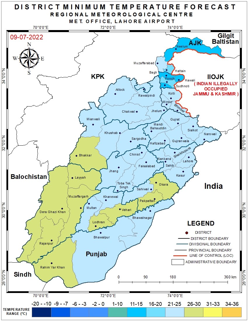 RMC-PUNJAB | Forecast Maps